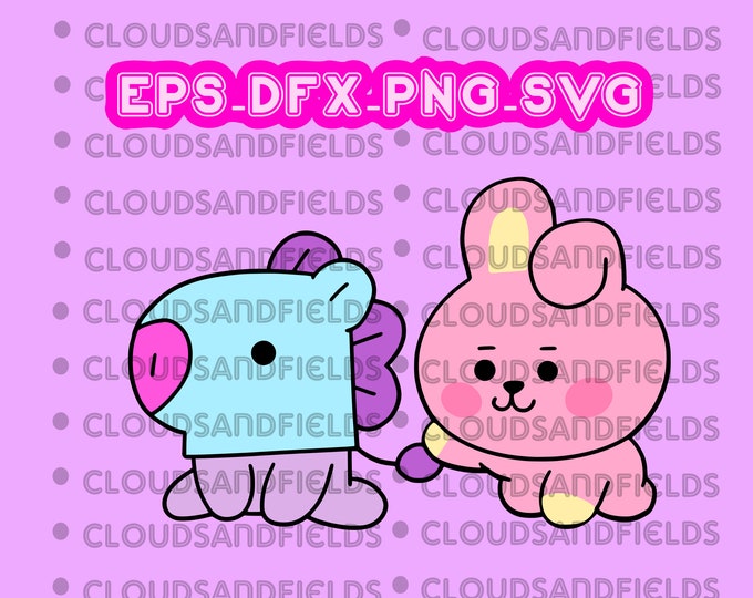 Bt21 Svg, Bt21 Chimmy Svg, Bt21 Svg, Bts Digital Download, Compatible ...