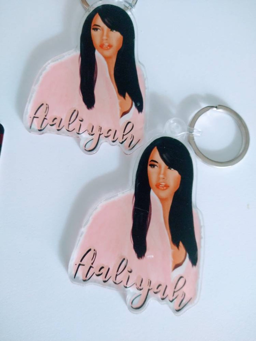 Aaliyah Keychain / 90s Babies / One in a Million/ - Etsy