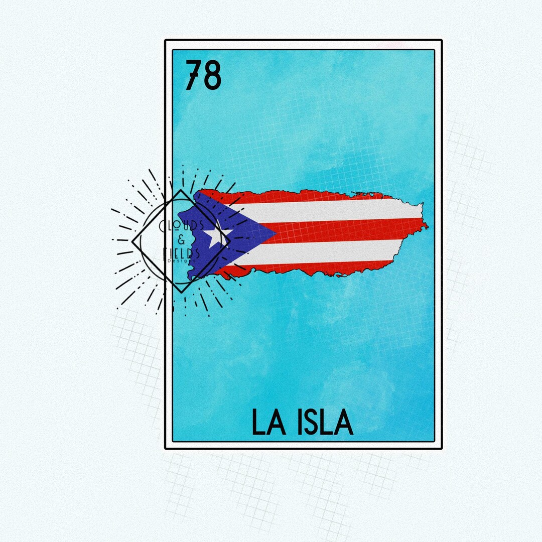 La Isla Png, Puerto Rico Png, Puerto Ricos Pdf, Puerto Rico Loteria - Etsy