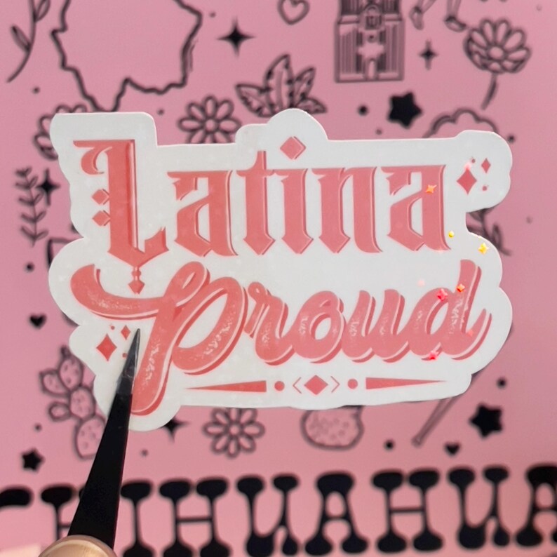 Latina Proud Sticker, Latina Merch | Proud Latina Sticker | Cute ...