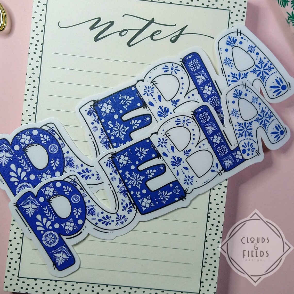Puebla México Sticker , Estados De México Stickers, Talavera Pattern ...