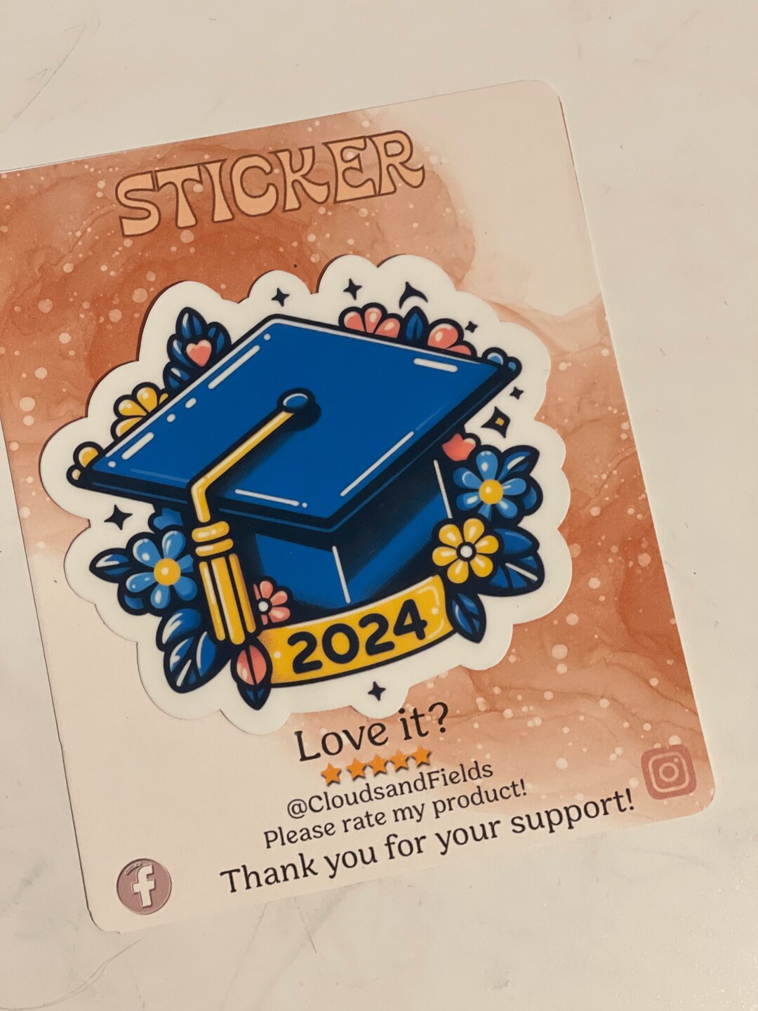 Senior 2024 Sticker 2024 Senior graduation 2024 educated La Graduada ...
