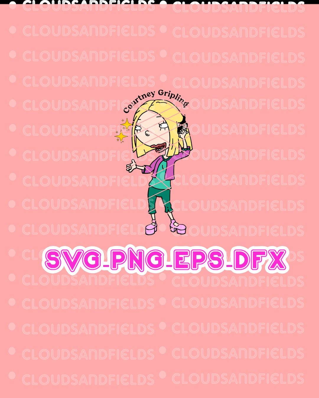 As Told by Ginger Svg Layered / Courtney Gripling Svg Colors / the 90s ...