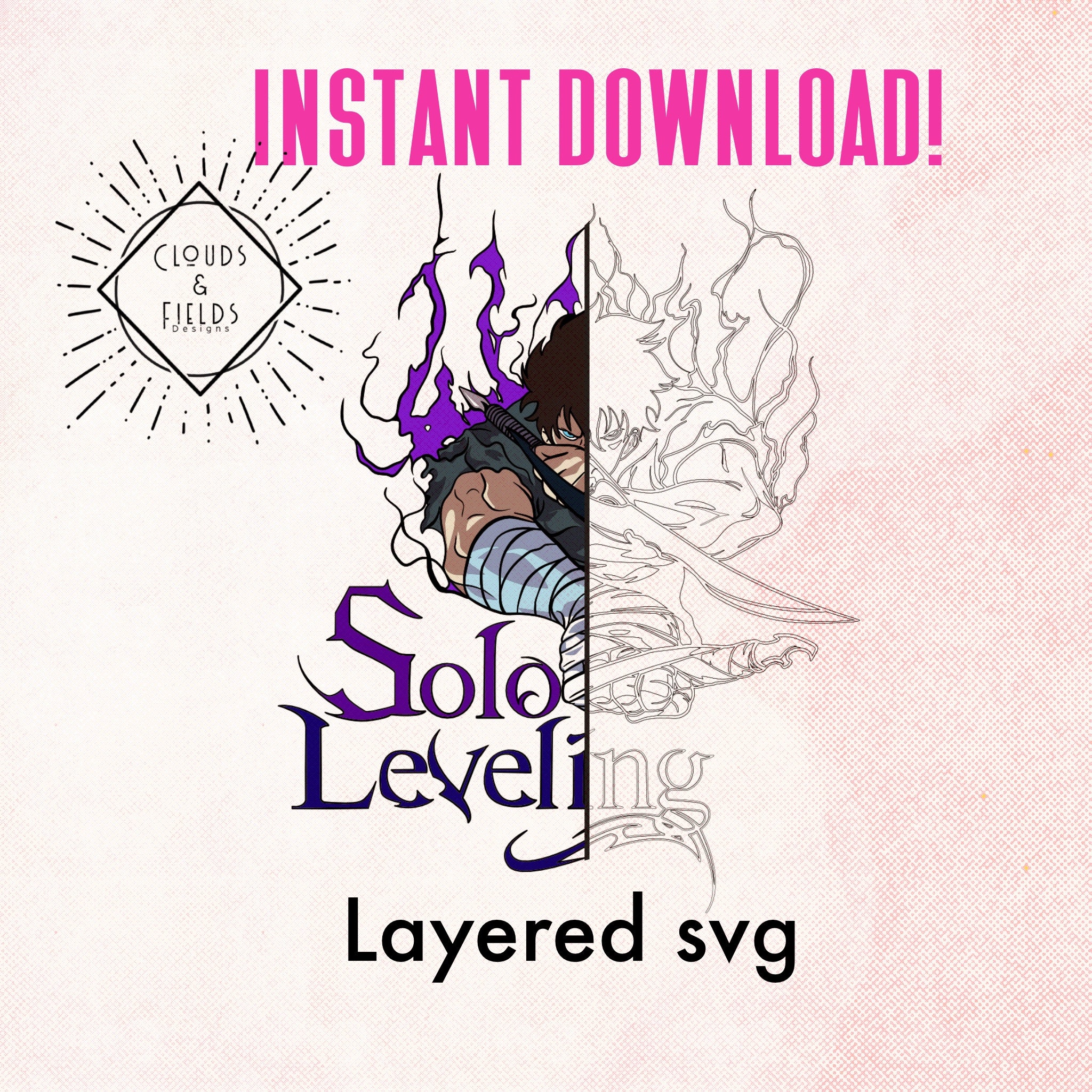 Solo Leveling Svg / Sólo Leveling / Anime Svgs / Layered Svg - Etsy ...