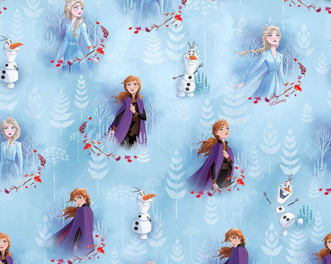 Frozen Disney Princess 100% Cotton Fabric Various Designs - Etsy