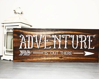 Adventure sign | Etsy