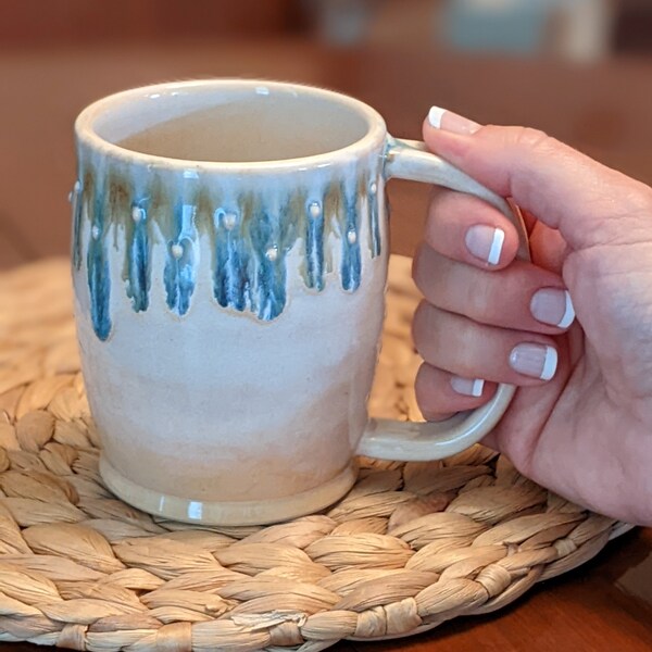 Turquoise Mugs - Etsy