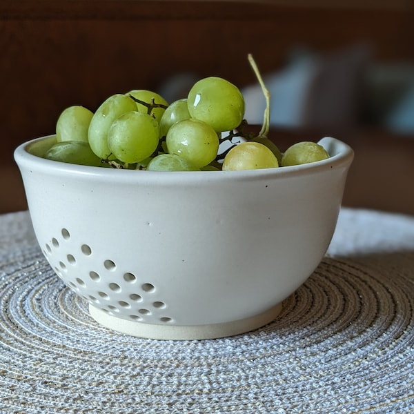 Pottery Colander - Etsy
