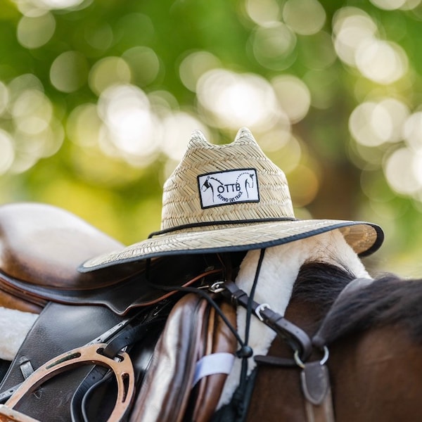 Equestrian Straw Hat - Etsy