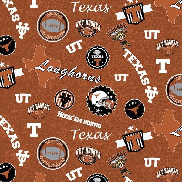 Texas Print Fabric - Etsy