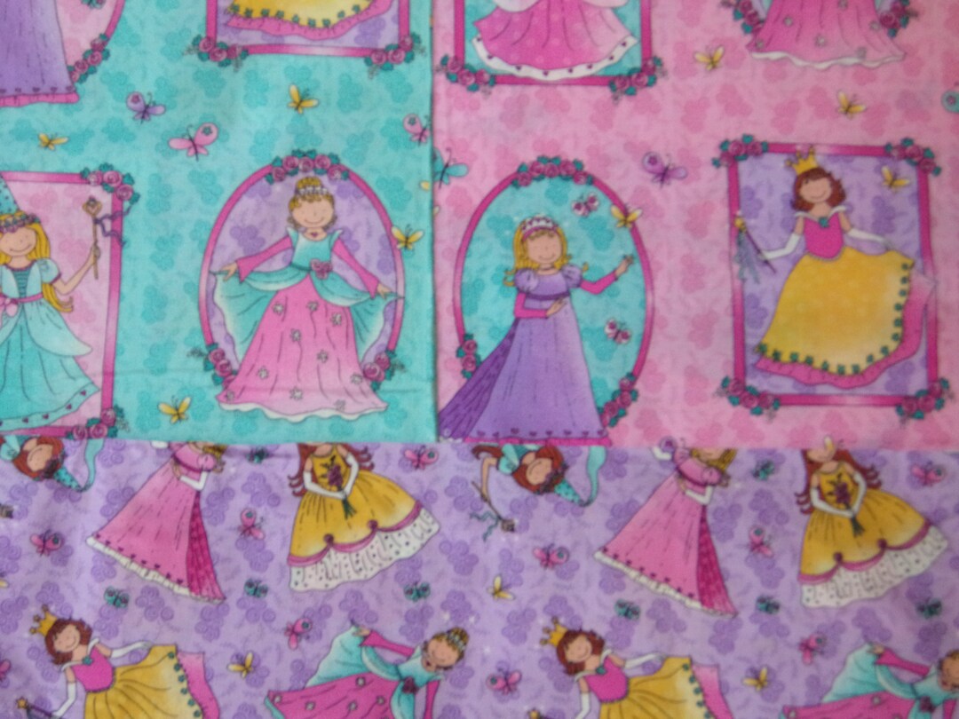 Out of Print - Princess Portraits by Tammy De Young for General Fabrics ...