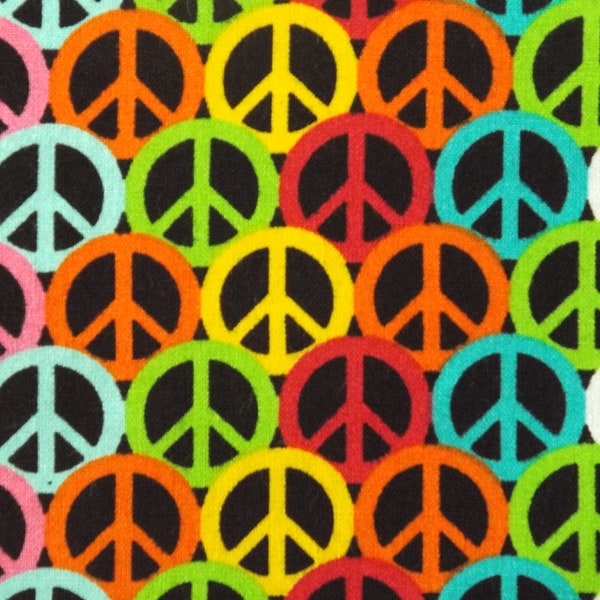 Peace Sign Fabric - Etsy