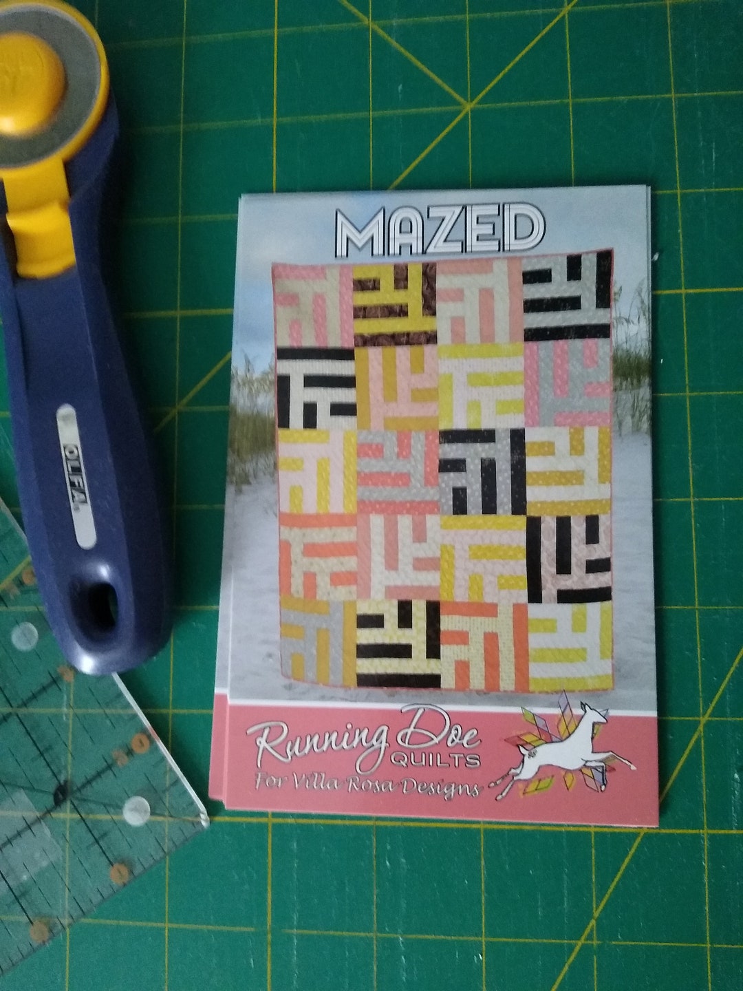 Beginner Friendly Quilt Pattern Mazed by Running Doe Quilts for Villa ...
