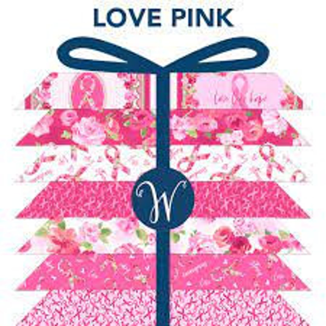 Love Pink Collection by Rosemarie Lavin Design for Windham Fabrics With ...