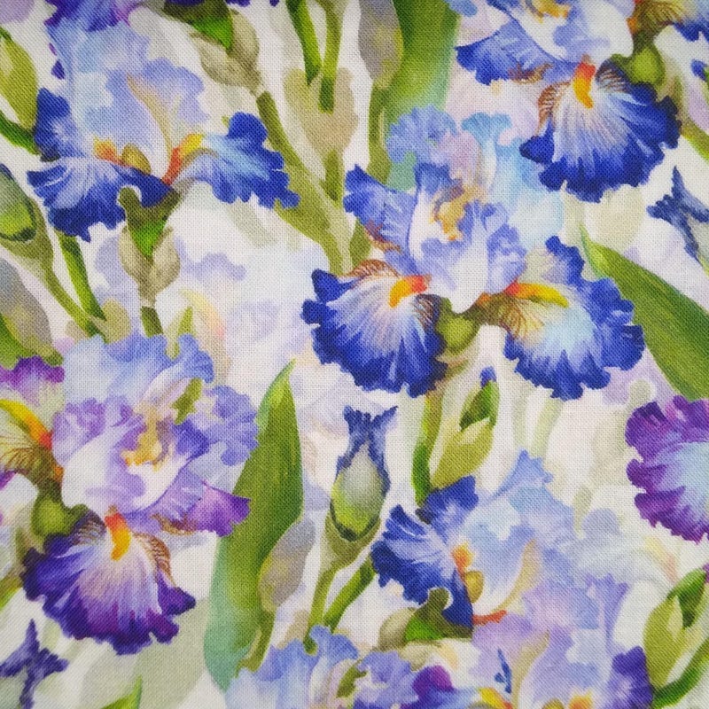 Iris Fabric - Etsy