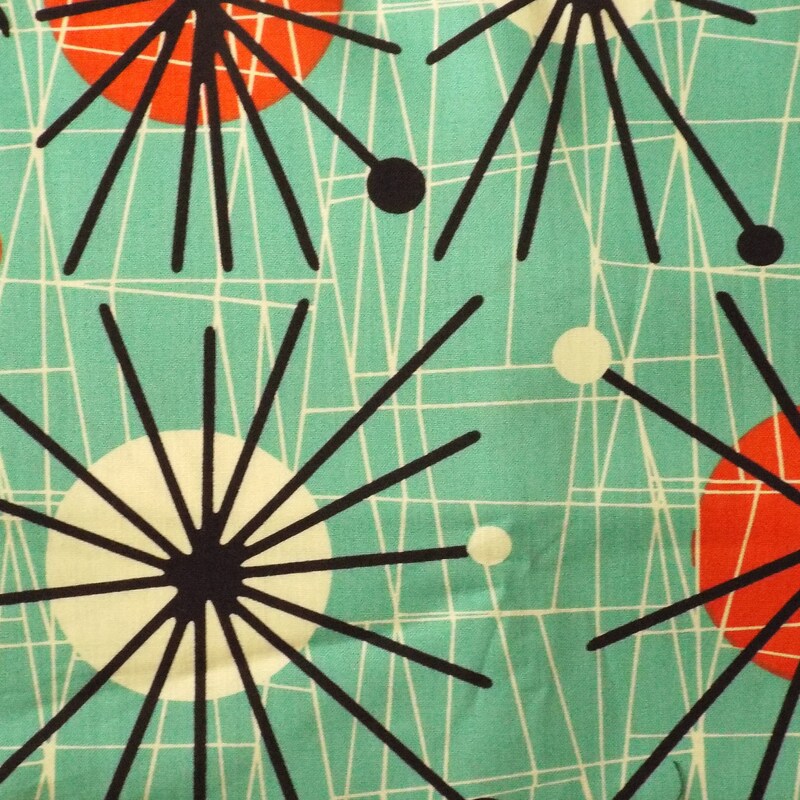 Mid Century Modern Fabric - Etsy