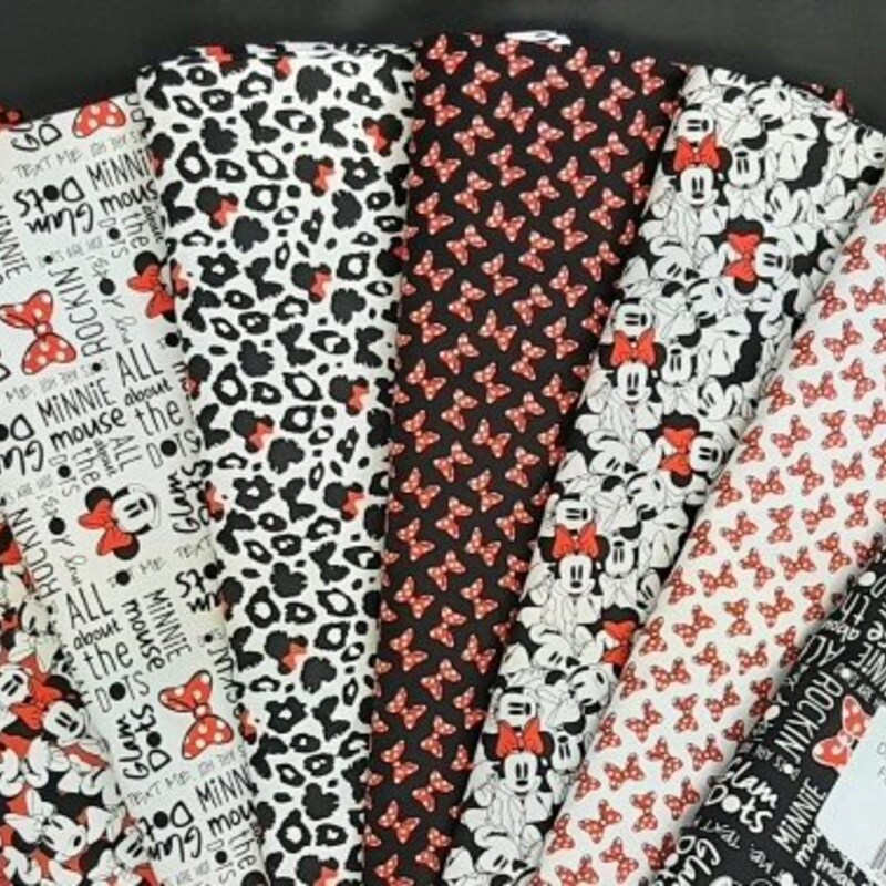 Minnie Mouse Fabric - Etsy