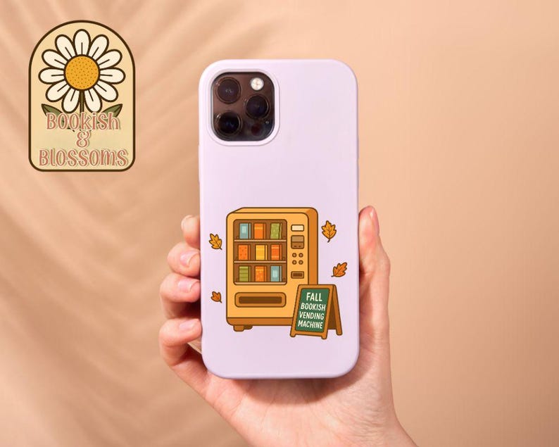 Fall Vending Machine PNG SVG – 20 Free PNGS - Bookish Clipart for ...