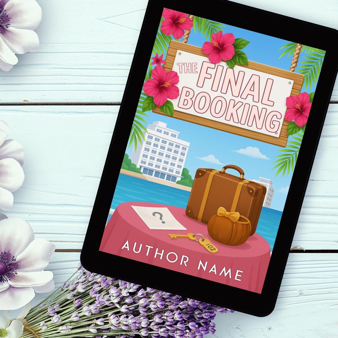 Premade Book Cover - Final Booking - Case, Murder, Thriller, Cozy ...