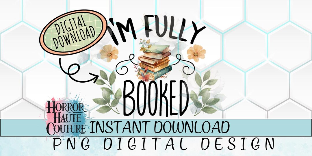 Bookish Png • Fully Booked Png • Booktok PNG • Book Reader Png • Cute Book PNG Trendy Bookish ...