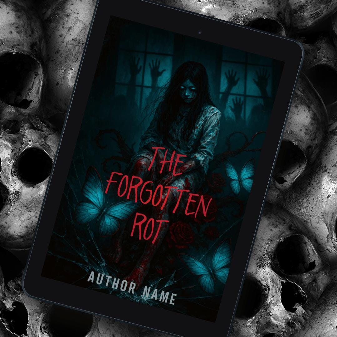 Premade Book Cover Design - Forgotten Rot - Ebook Cover, Horror Book ...