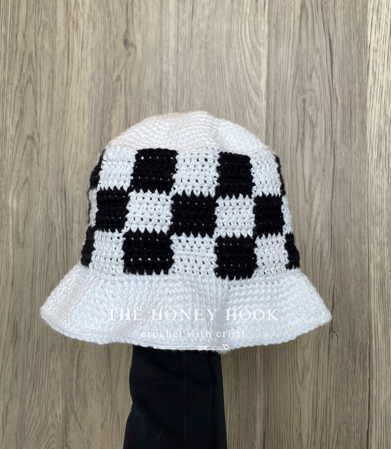 CROCHET PATTERN Checkered Bucket Hat Pattern Only - Etsy