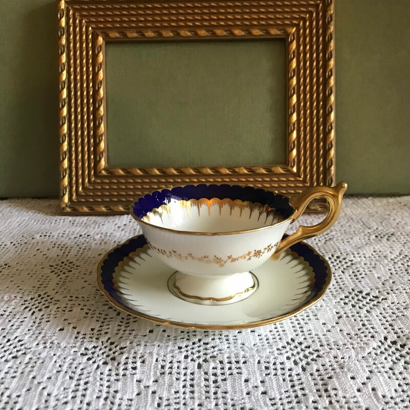 Blue Tea Cups - Etsy