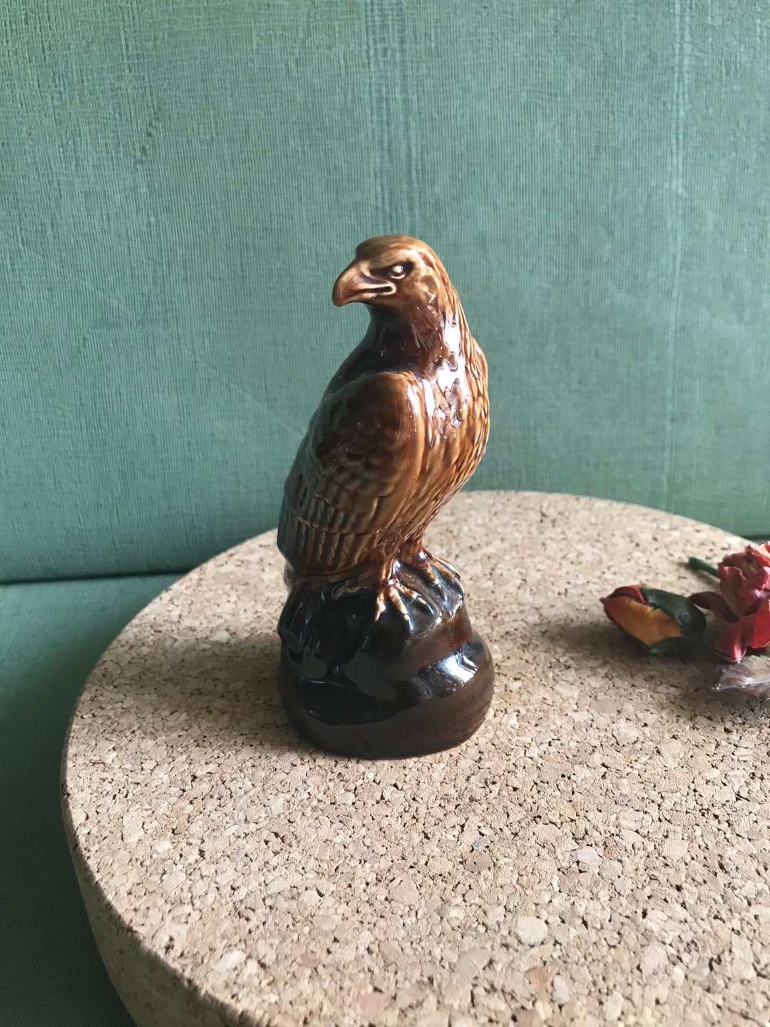 Vintage Collectible 1969 Miniature Pottery Eagle Figure Beneagles ...