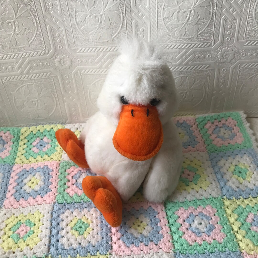24 K Polar Puff Lazy Duck Stuffed Animal Toy Made in Korea - Etsy