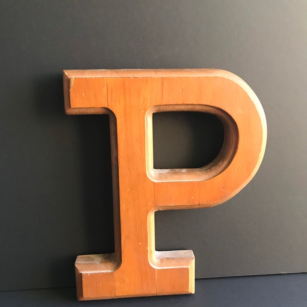 Wooden Letter P - Etsy