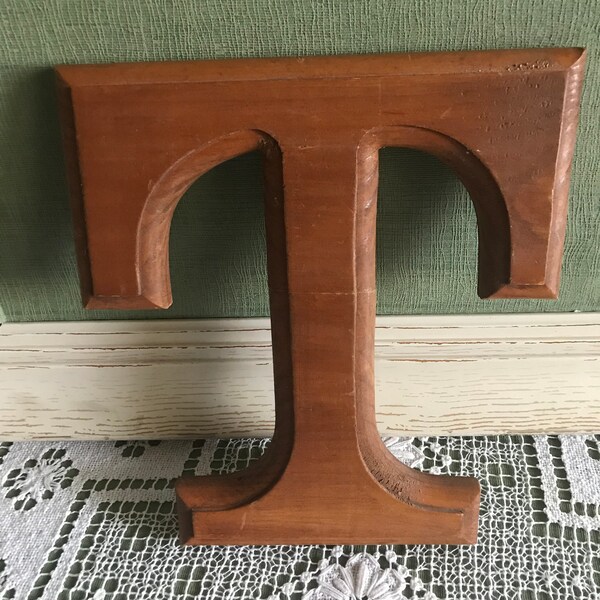 Wooden Letter T - Etsy