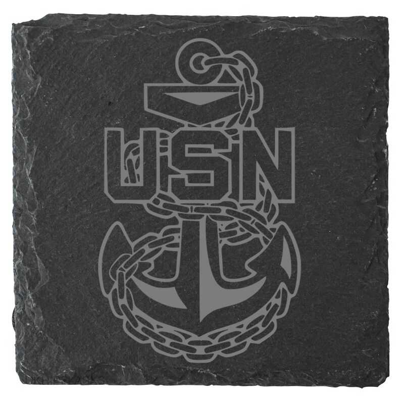 Military Slate Coaster With Case All Custom Made NEW (pick 4 and Get ...