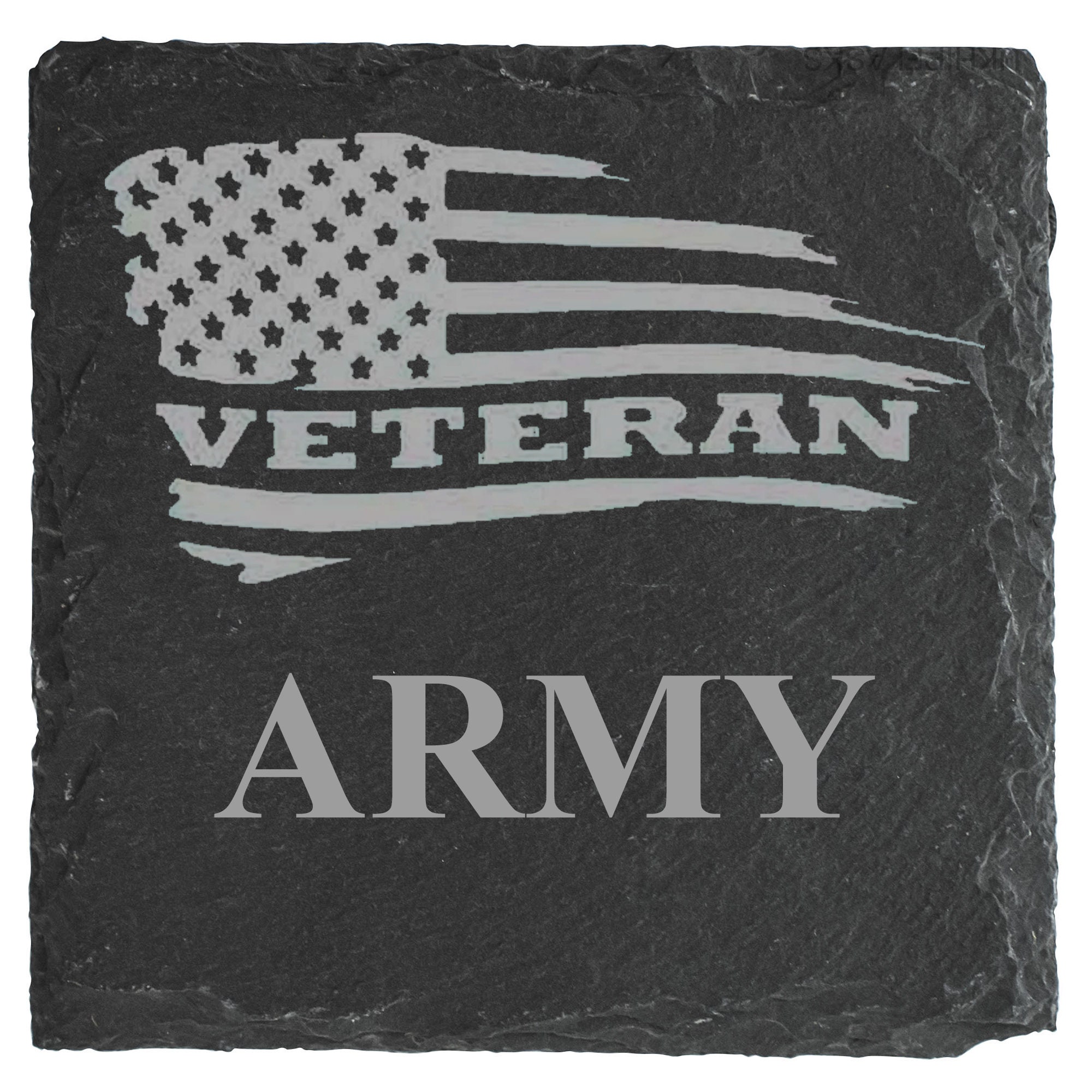 Military Slate Coaster With Case All Custom Made NEW (pick 4 and Get ...