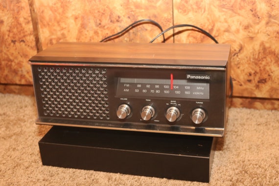 Panasonic 1980 Desktop Radio Tested Works Vintage 1980s | Etsy