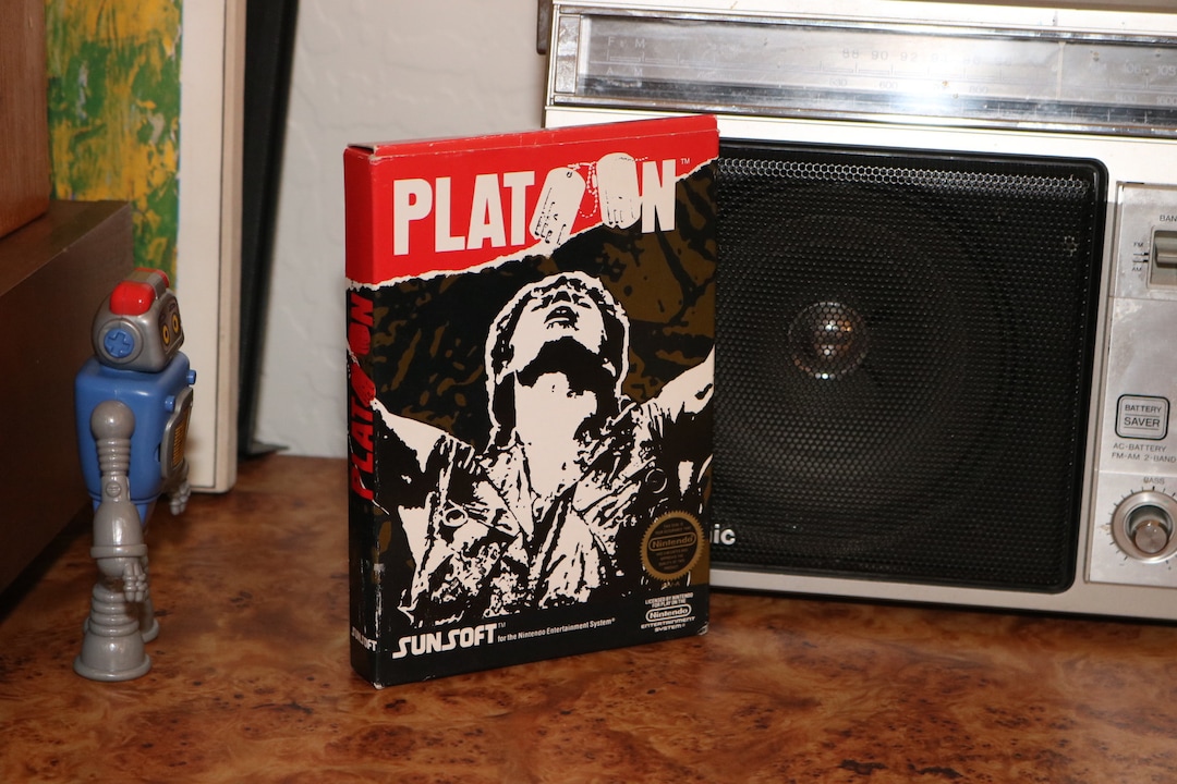 PLATOON Nintendo (1987) Classic 8 Bit Video Game for the NES System ...