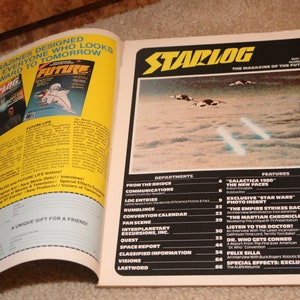 TWIKI 1980 STARLOG Magazine Battlestar Galactica Empire | Etsy