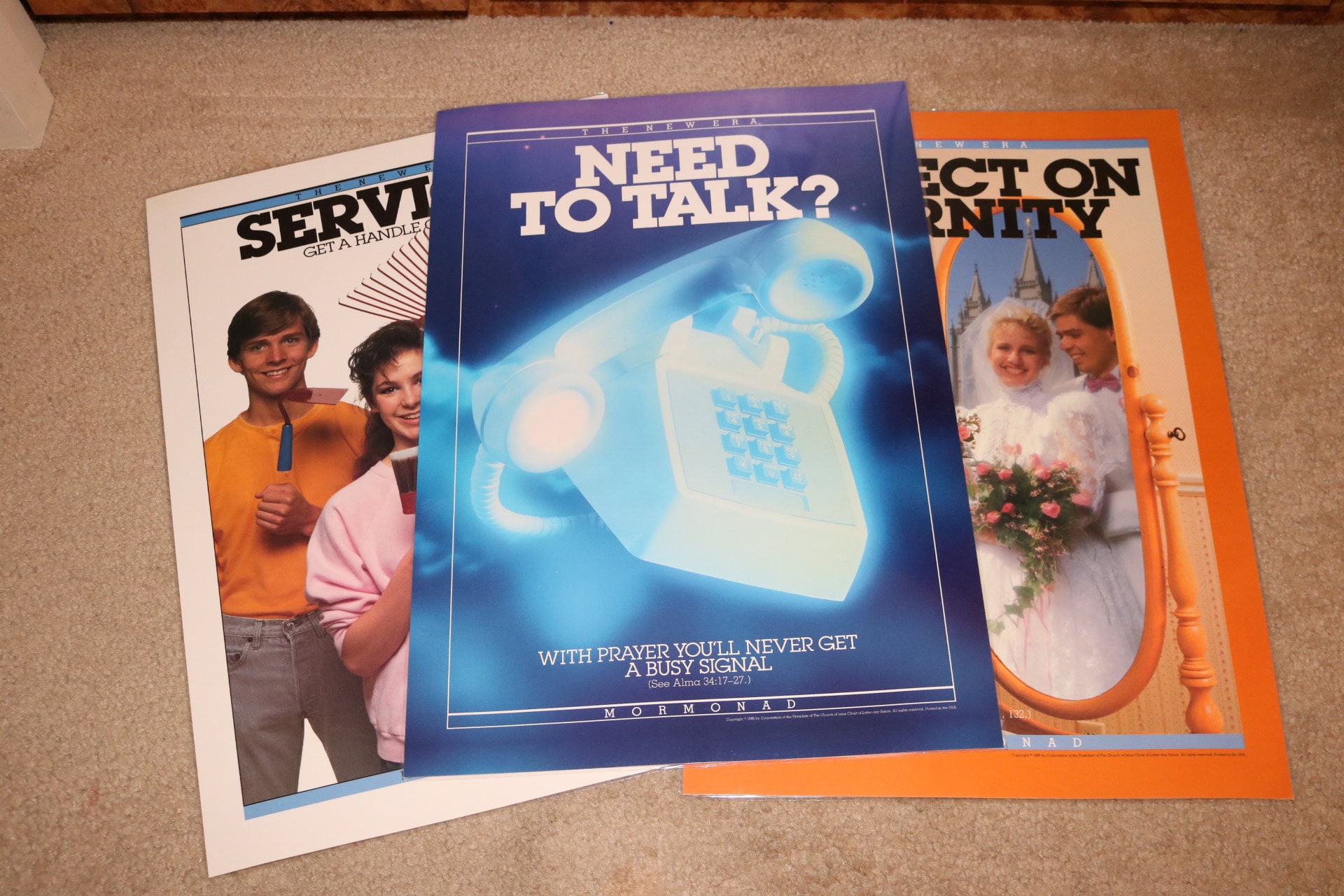 Mormonad 1988 Posters 1980s Teenager Teens School Church Educational ...