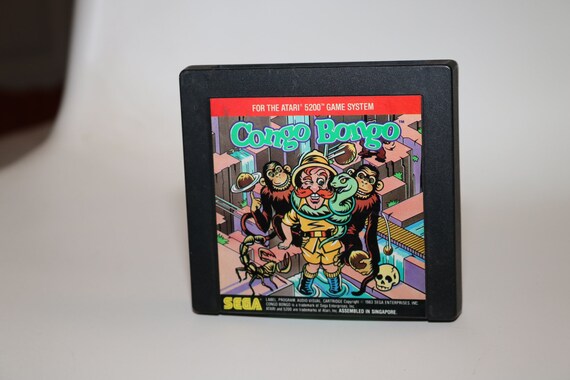 CONGO BONGO 1983 Atari 5200 Video Game Vintage 1980s - Etsy