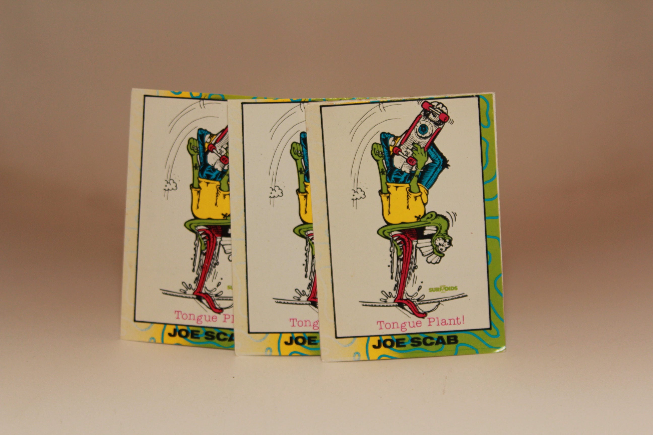 SURFZOIDS Joe Scab Cards (1987) Astroboyz Surf Punk Zoids Collectible ...