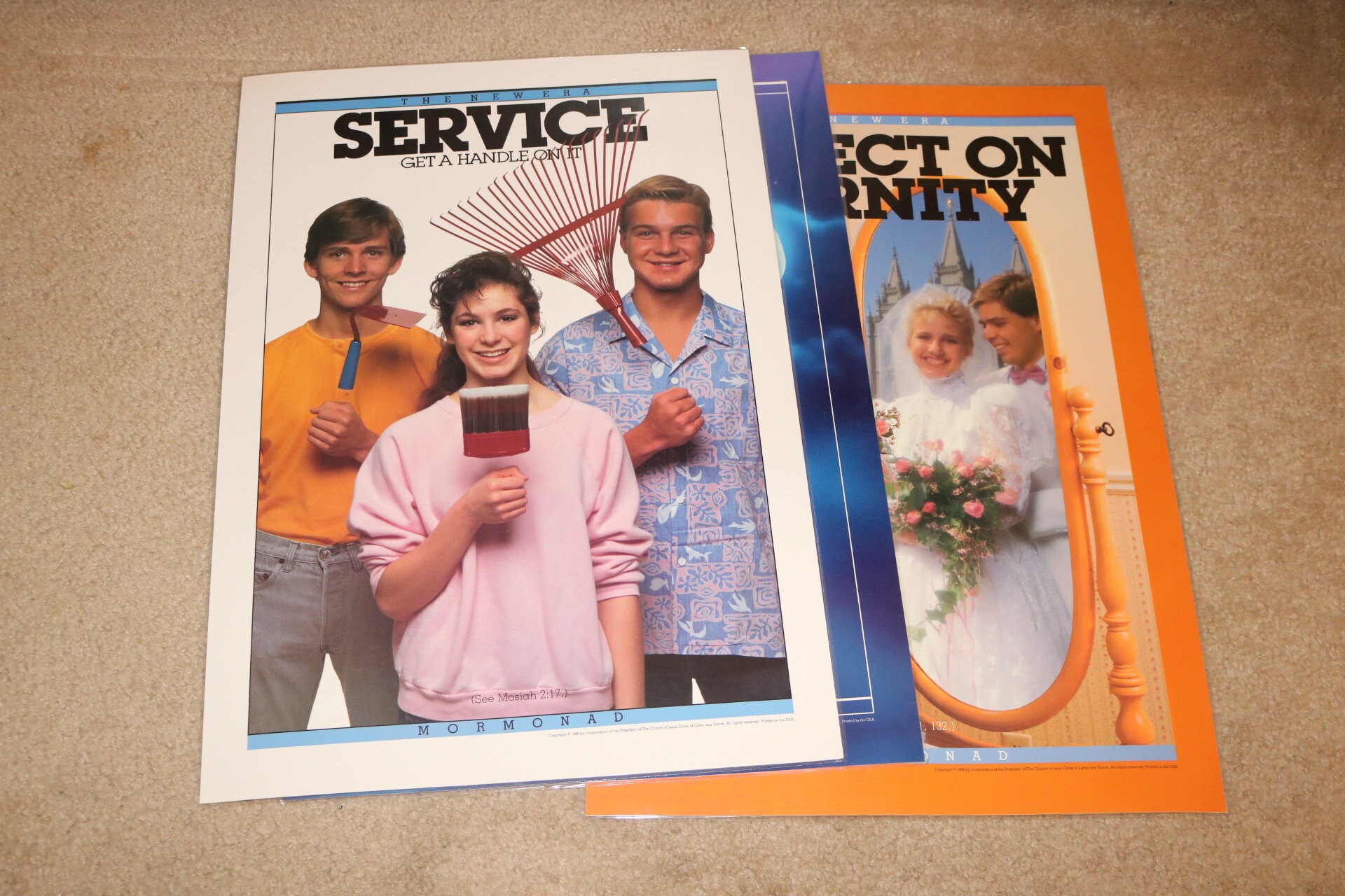 Mormonad 1988 Posters 1980s Teenager Teens School Church Educational ...