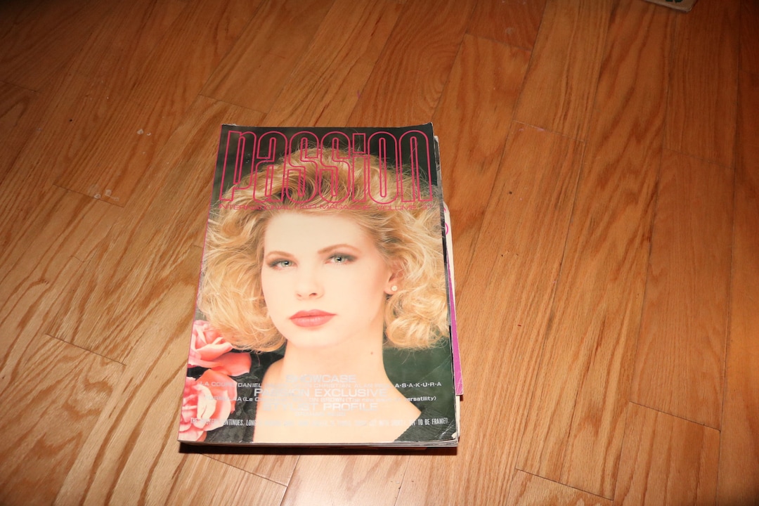 PASSION Hair Magazine (1989) International Jumbo Hairstylist 1980s ...