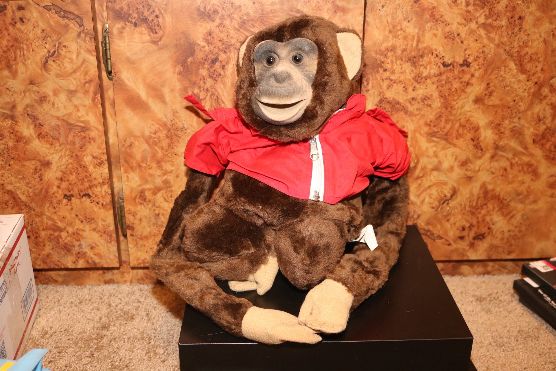 Monkey Puppet (1986) Cobra Imp Hand Puppet Toy With Red Jacket Plush ...