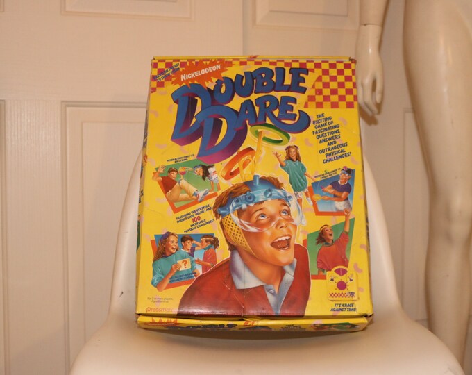 Double Dare (1987) Boardgame Game Vintage 1980s Slumber Party SLIME ...