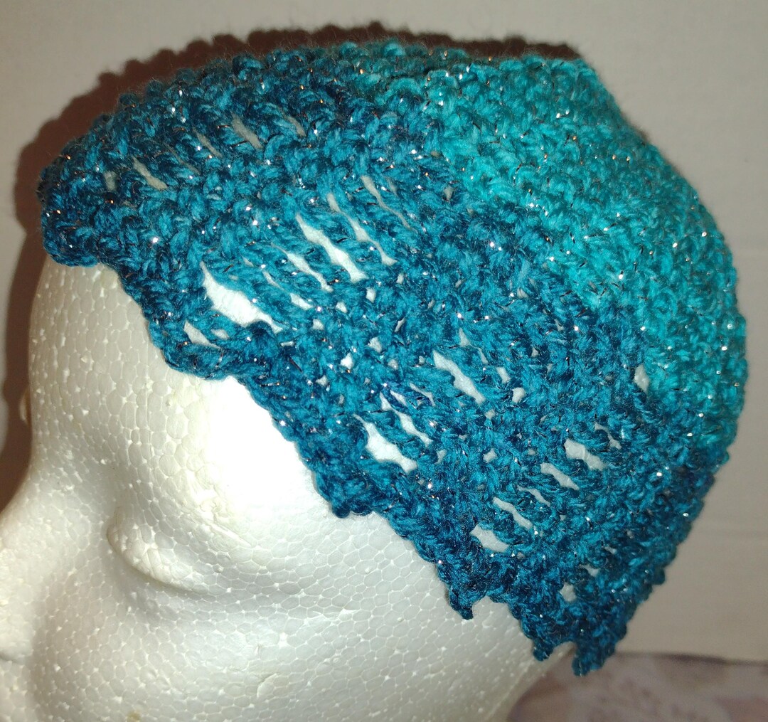 Gatsby Glam Fancy Sparkle Cloche, Aqua and Dark Turquoise Sparkle, # 28 ...