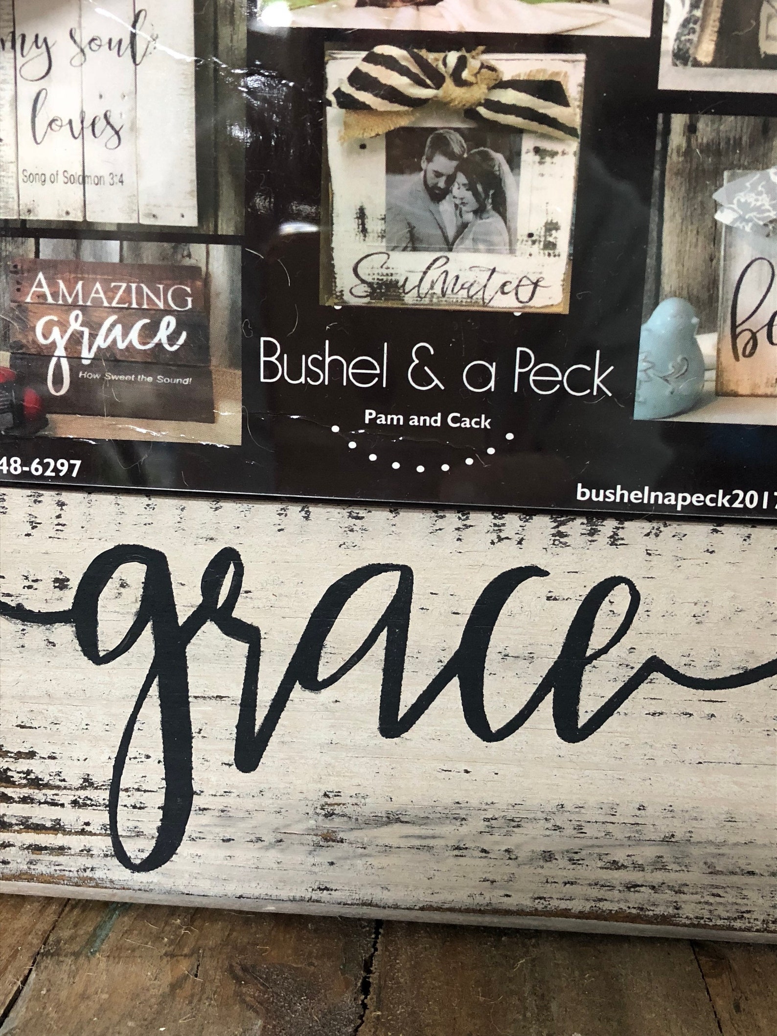 Wood Picture Frame Grace Hand Painted Home Decor - Etsy