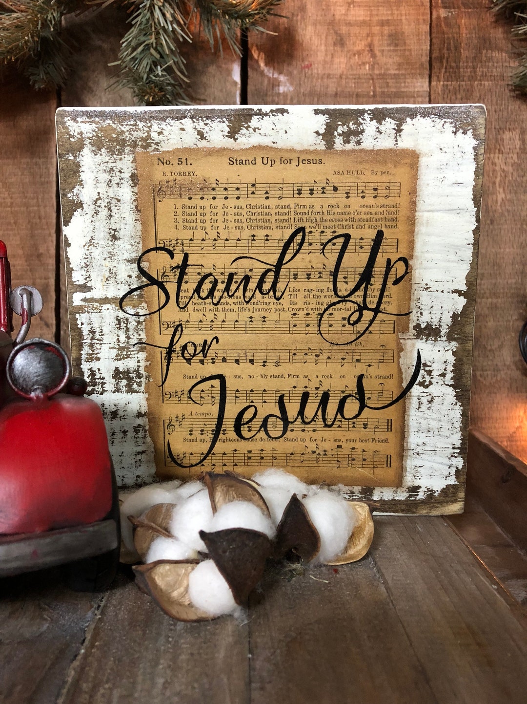 Stand up for Jesus Inspirational Wall Art AUTHENTIC Sheet - Etsy