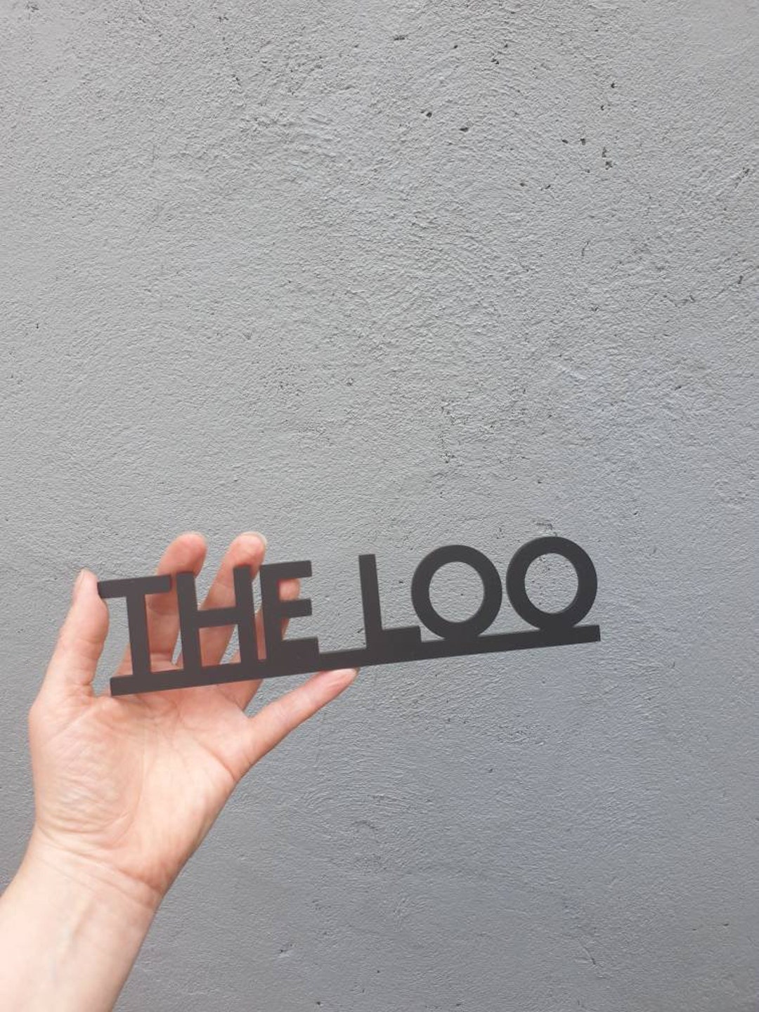 THE LOO Toilet Door Sign, Original Little Hippo Door Topper - Etsy UK