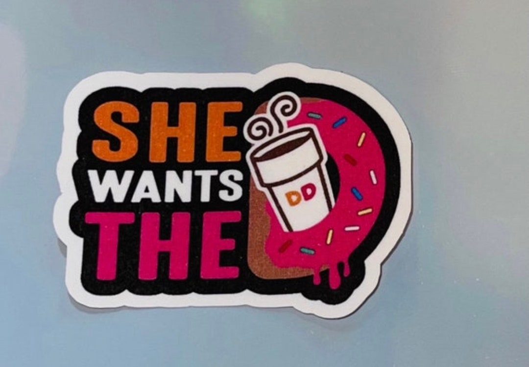 Dunkin Donut Sticker - Etsy