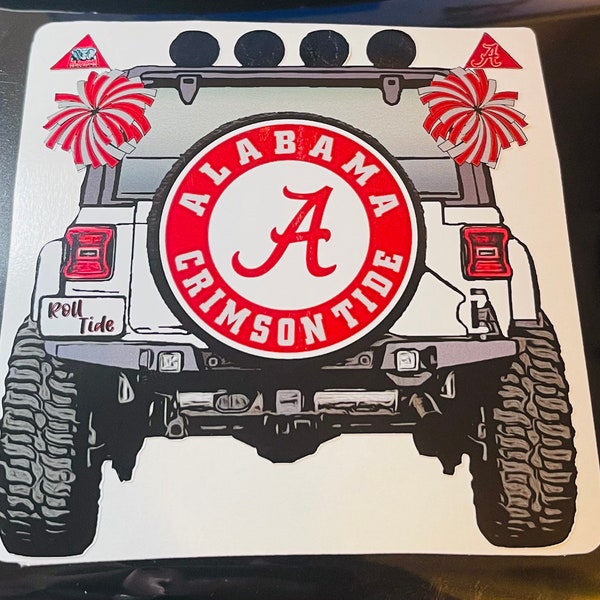 Alabama Decal - Etsy