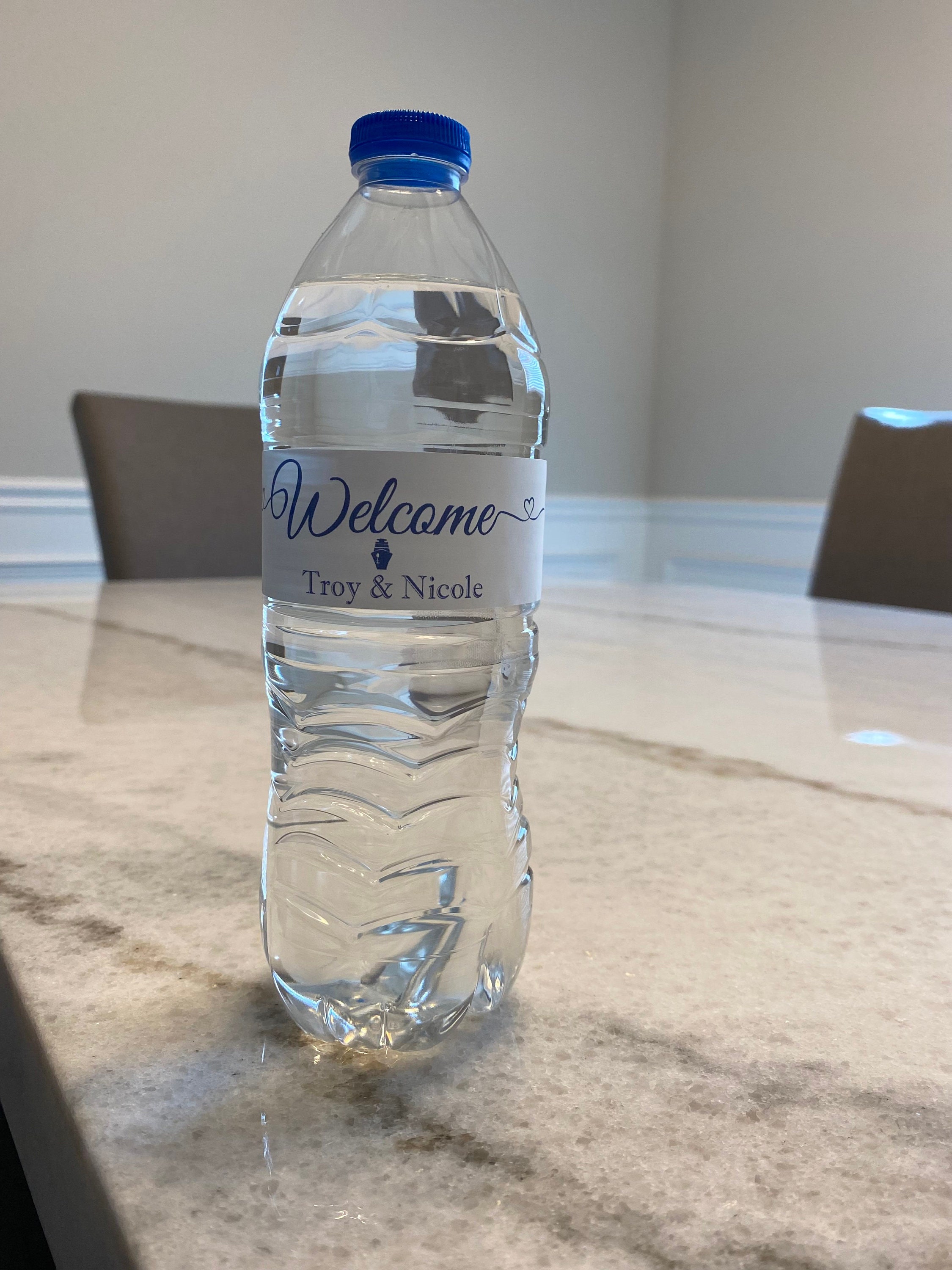 Water Bottle Sticker, Water Bottle Label, Customized Water Bottles ...